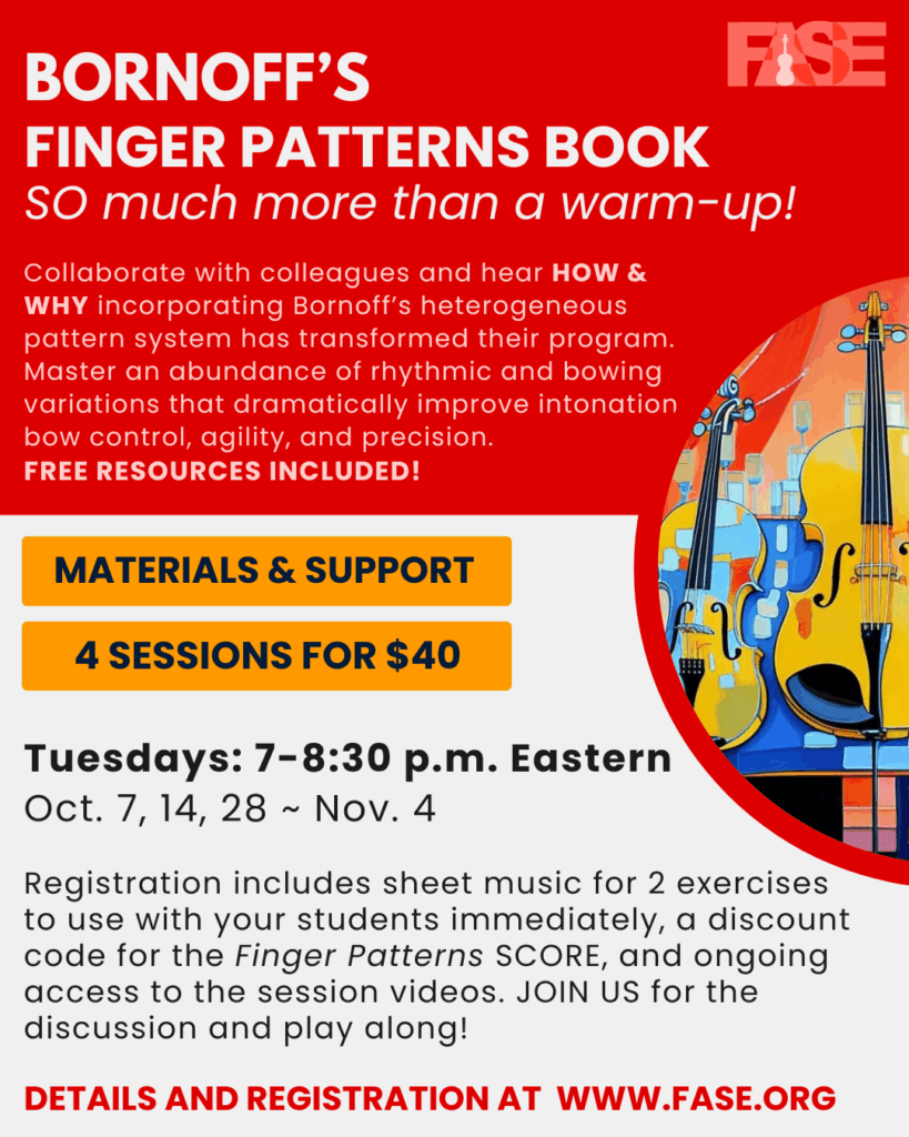 Bornoff’s Finger Patterns Minicourse | FASE: Foundation for the ...